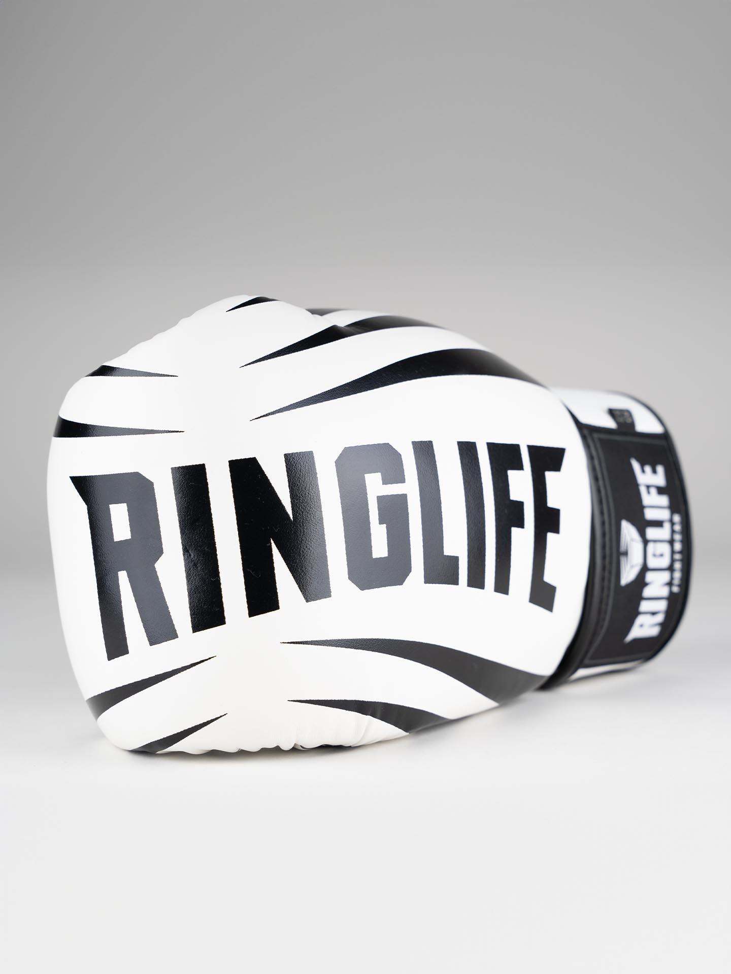 RINGLIFE Boxhandschuhe - No.1 weiß-schwarz – RINGLIFE Fightwear