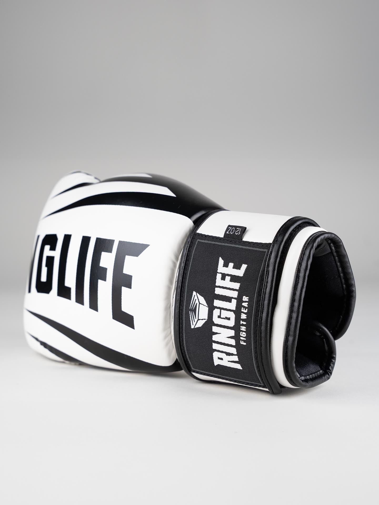 RINGLIFE Boxhandschuhe - No.1 weiß-schwarz – RINGLIFE Fightwear