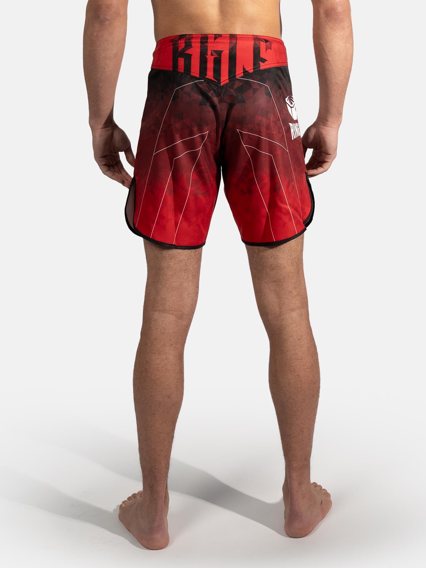 RINGLIFE MMA Shorts - Transition schwarz-rot – RINGLIFE Fightwear